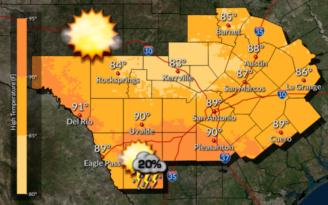 After a week of severe weather, San Antonio will see a sunny weekend