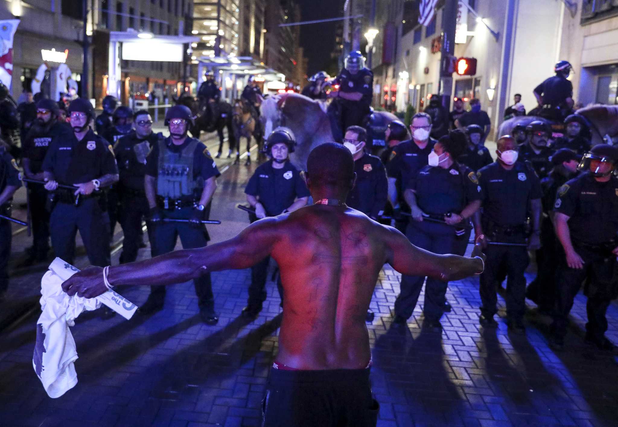 Photos show massive turnout at Houston rally protesting George Floyd's ...