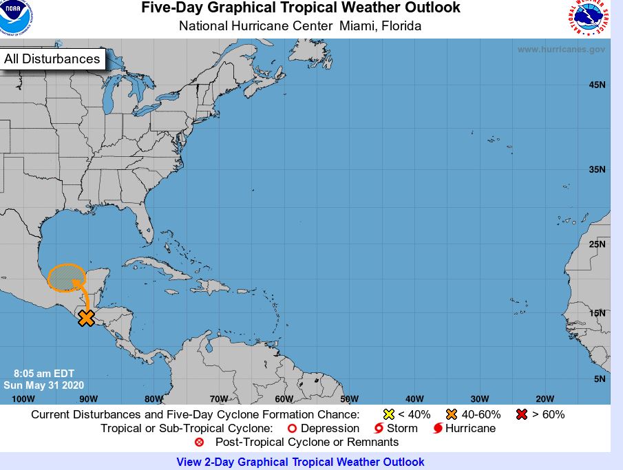 Tropical Storm Amanda forms in Pacific, may threaten Gulf of Mexico