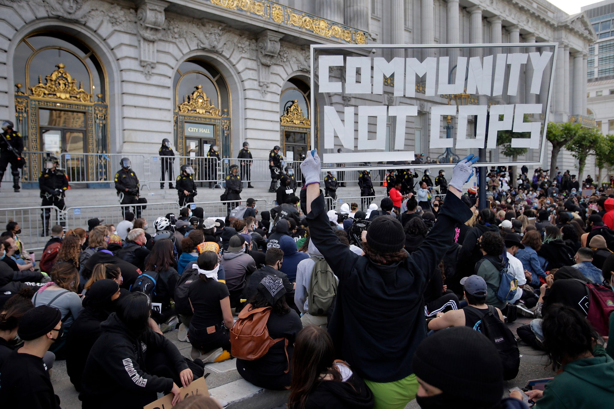Dozens arrested in SF after police declare post-curfew unlawful assembly