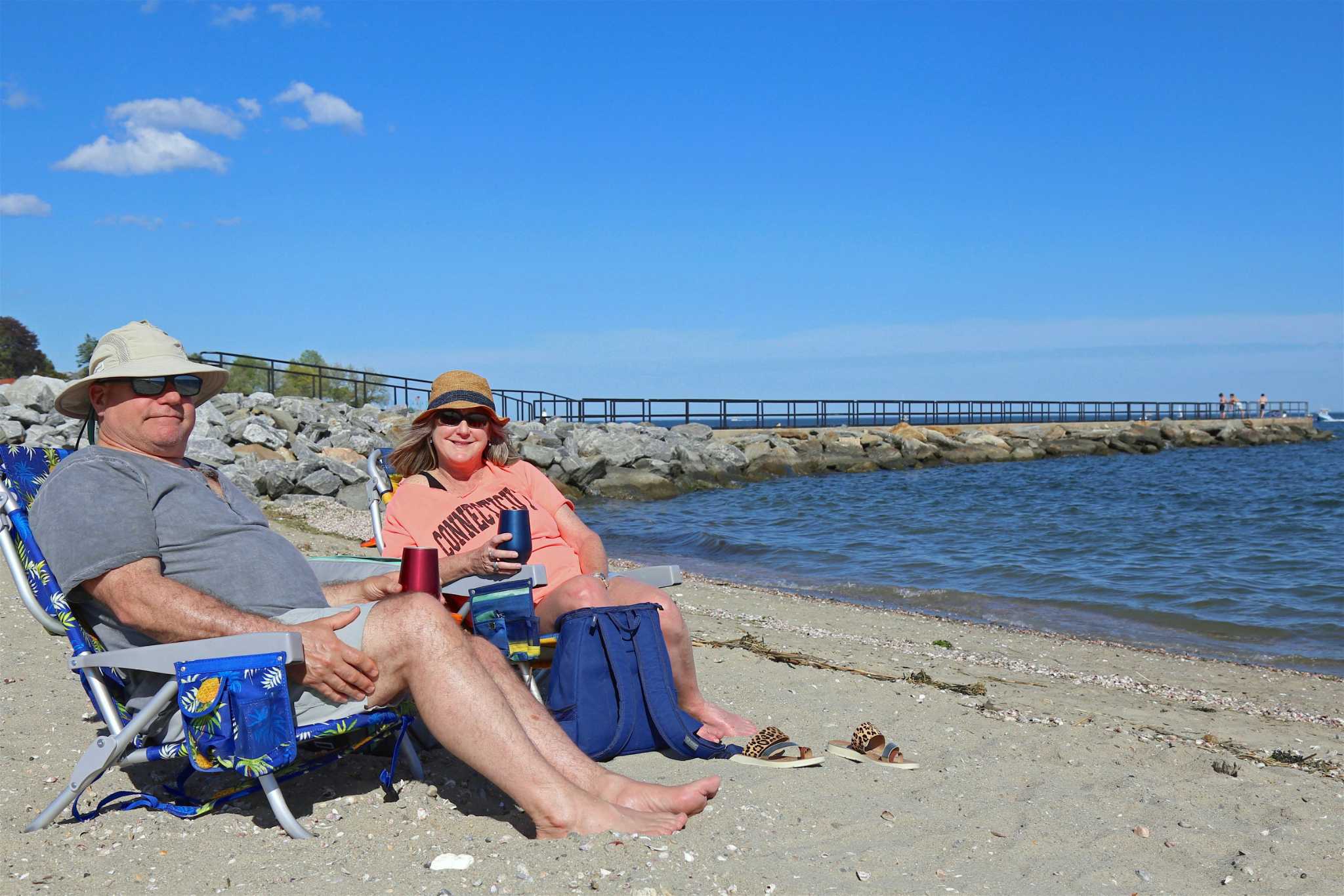 Sunshine and fishing at Fairfield Marina