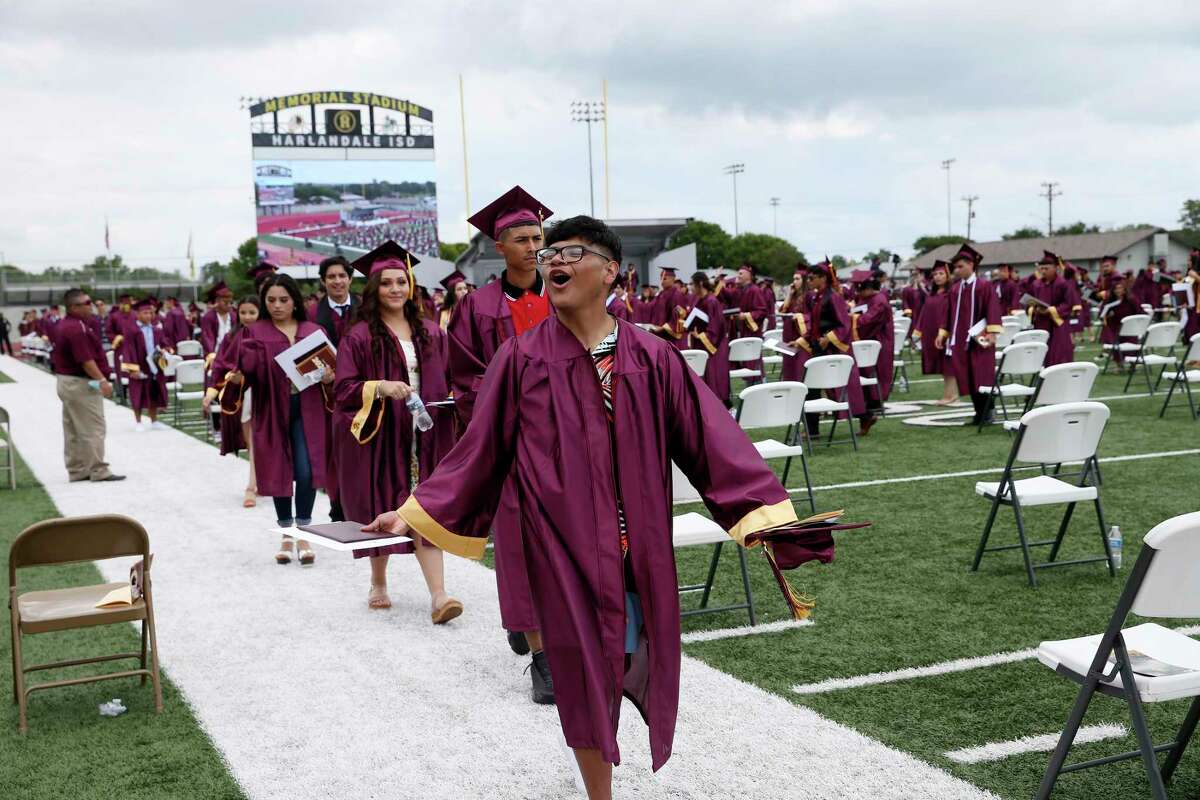 San Antonio’s Harlandale ISD is holding graduations — outdoors, with ...