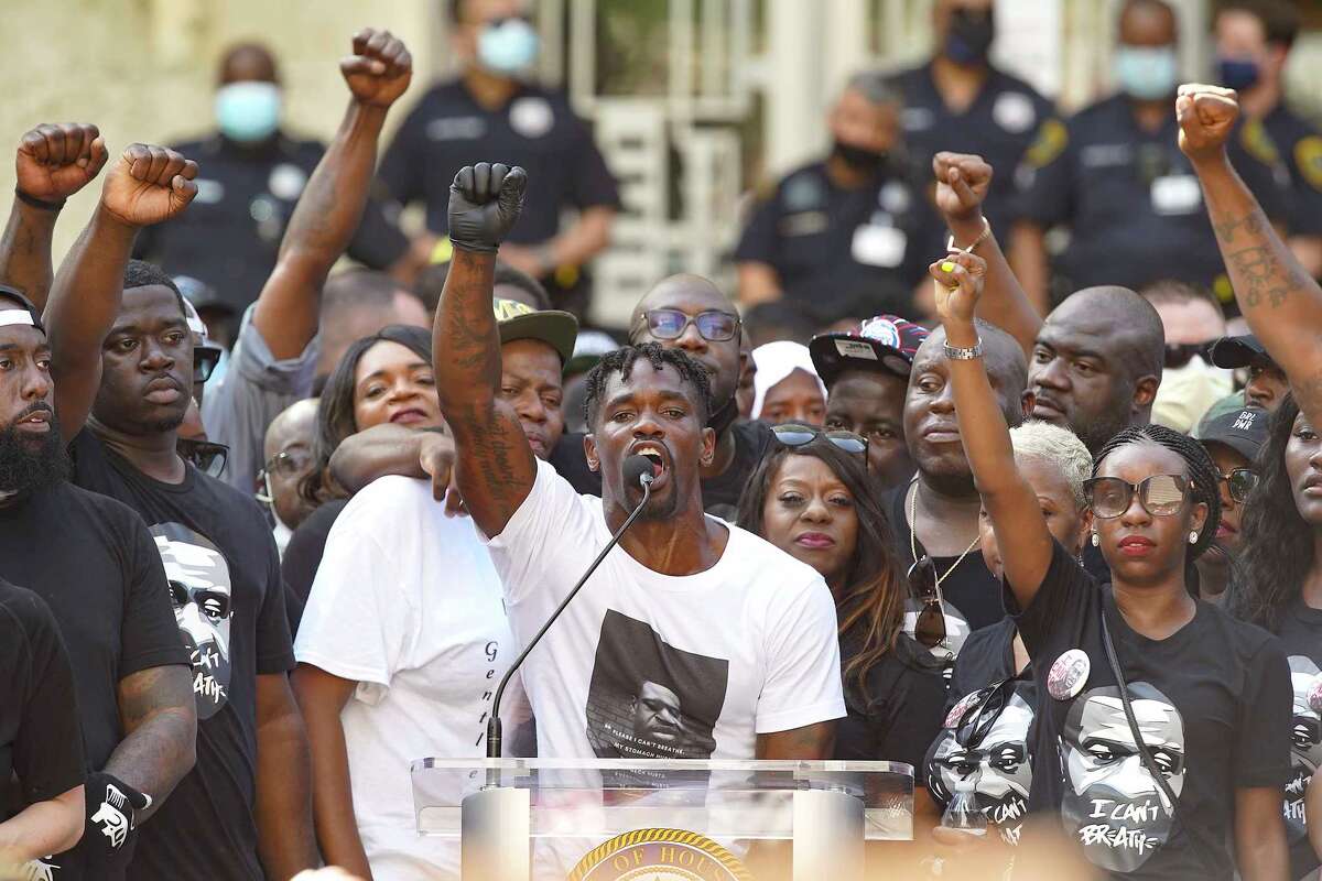 Houston PD arrests more than 200 after downtown rally for George Floyd