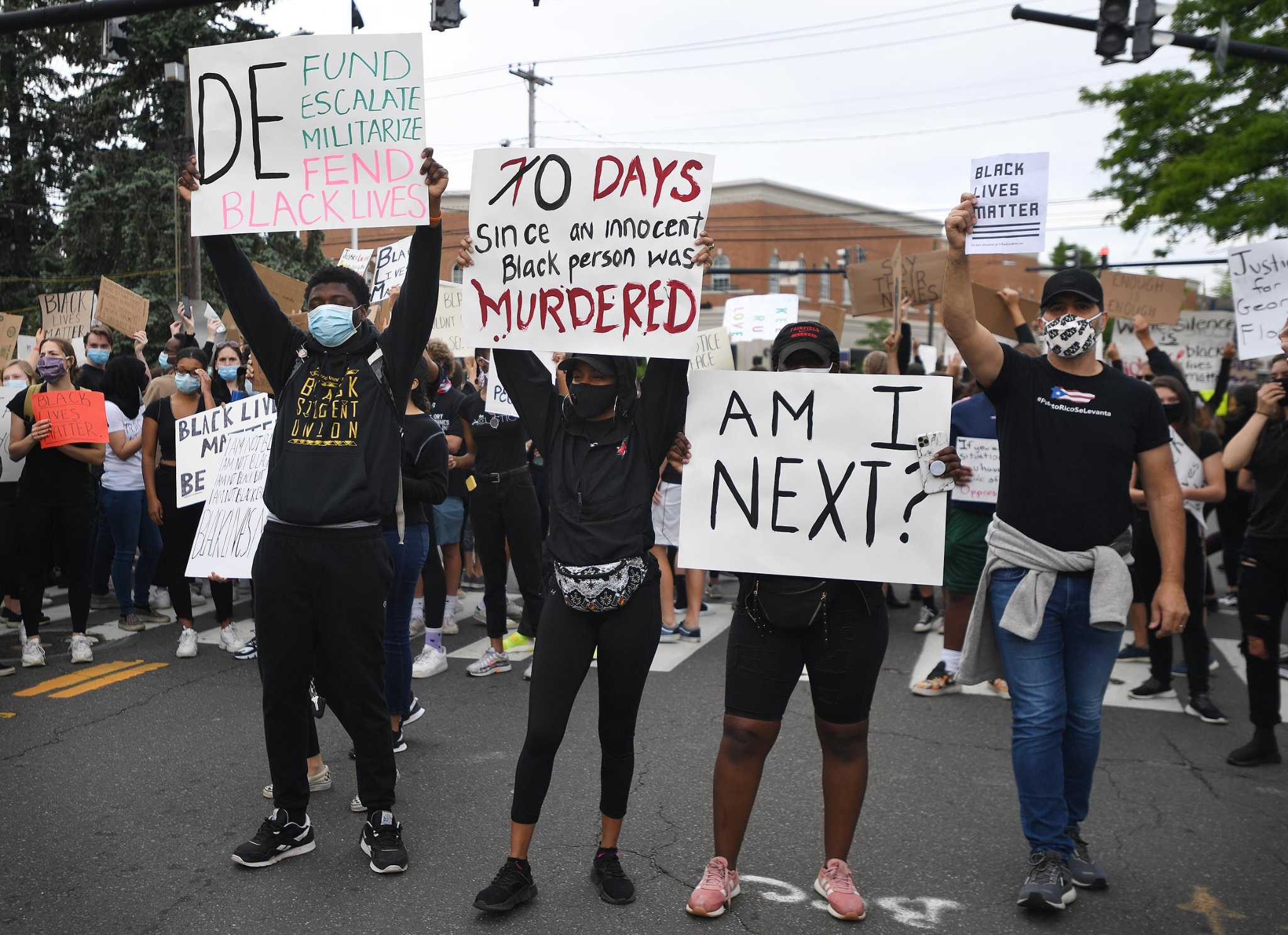 Protesters ‘stand In Solidarity As Ct Rallies Continue For George Floyd