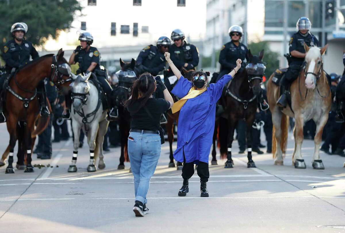 Houston PD arrests more than 200 after downtown rally for George Floyd