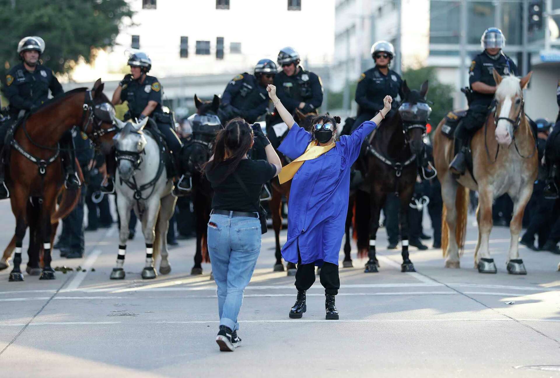 Sights and sounds from Houston's massive George Floyd rally
