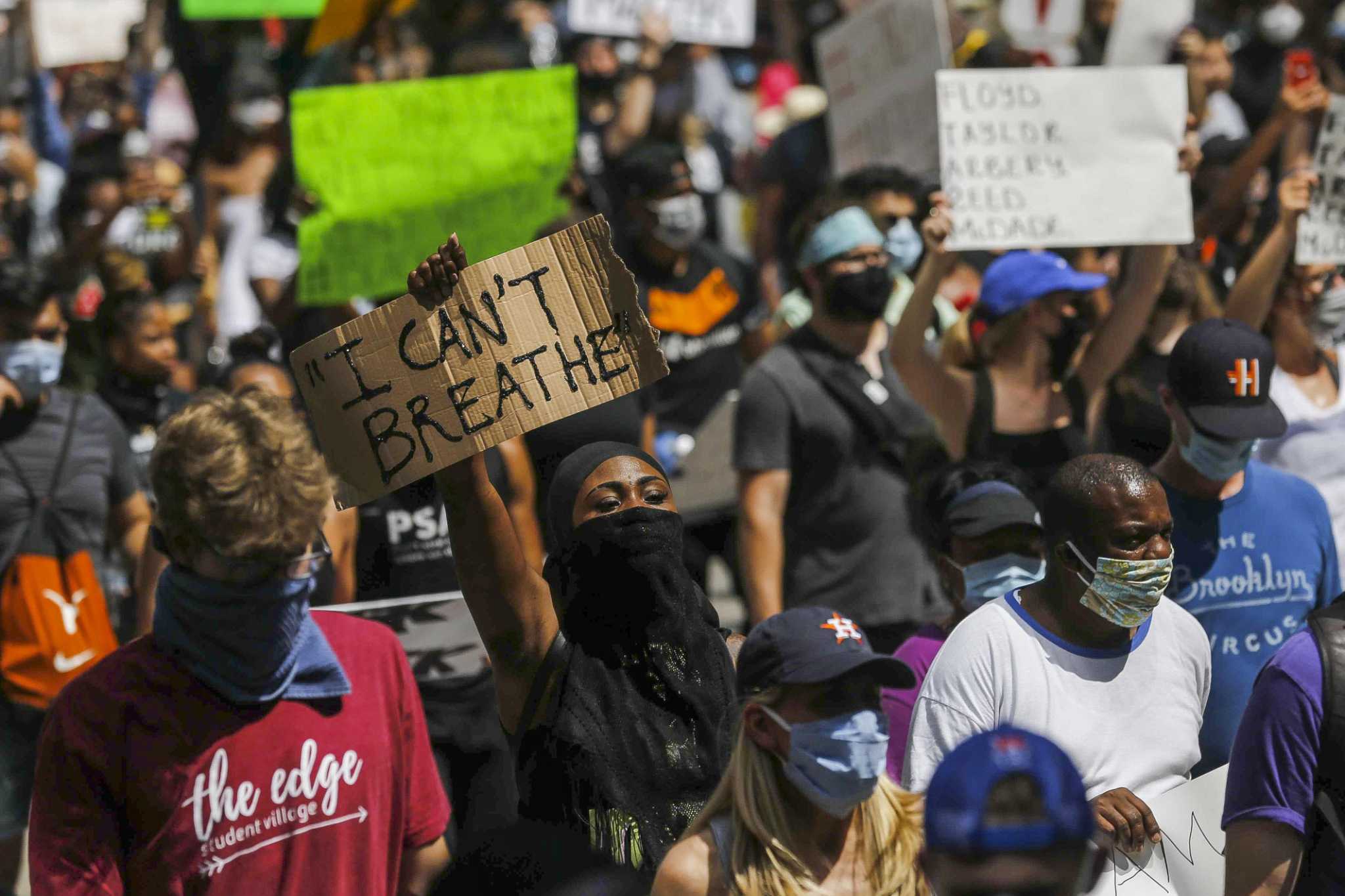 Houston health officials fear George Floyd protest crowds will spur ...