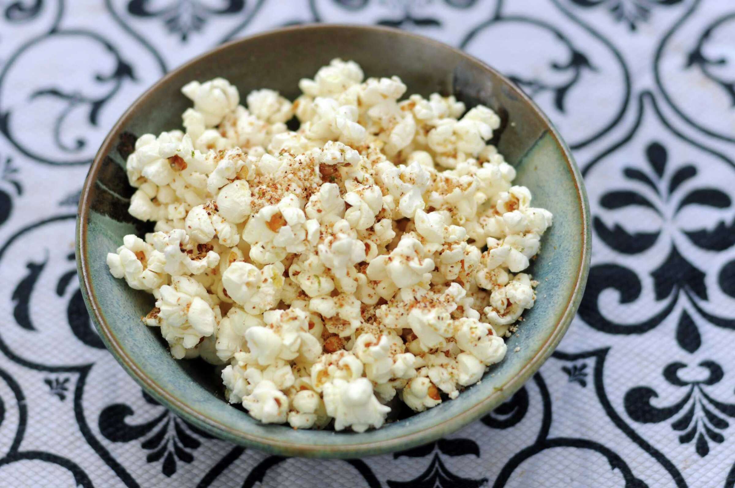 Recipe: Cotija Cheese and Chile Popcorn