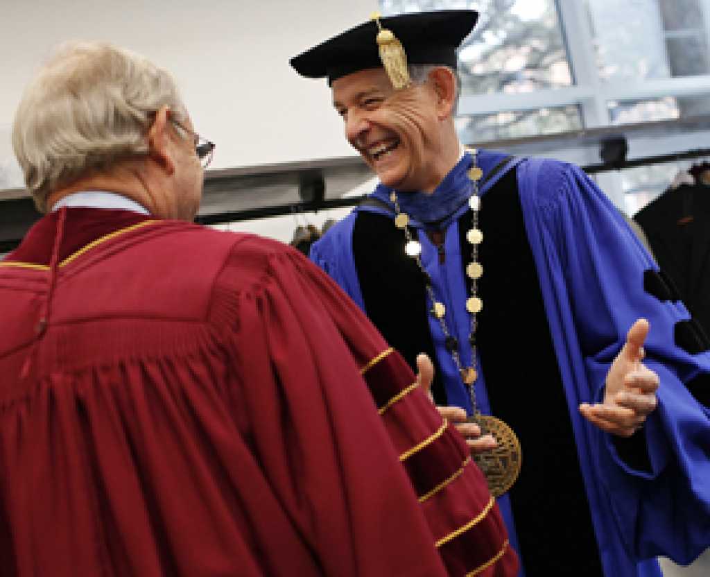 Outgoing Trinity president spoke softly but had a big impact