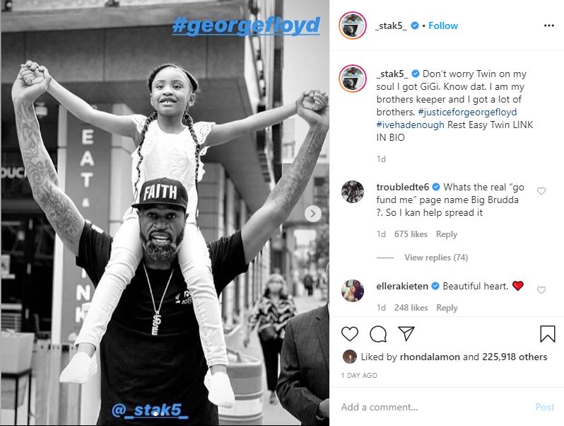 'Daddy changed the world!': George Floyd's daughter shares powerful ...