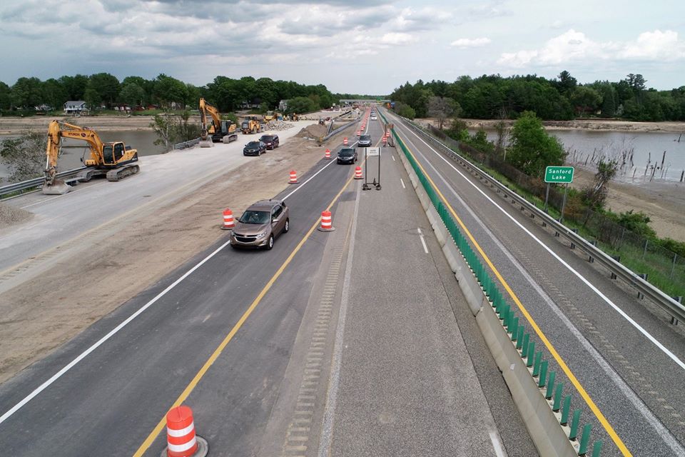 US-10 highway at Sanford reopens after flood