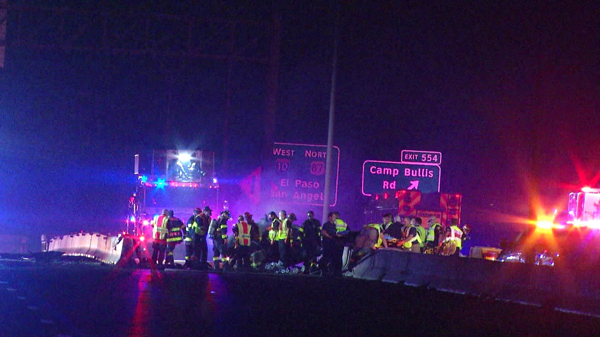 SAPD: Wrong way driver ejected, killed in overnight fiery crash on ...