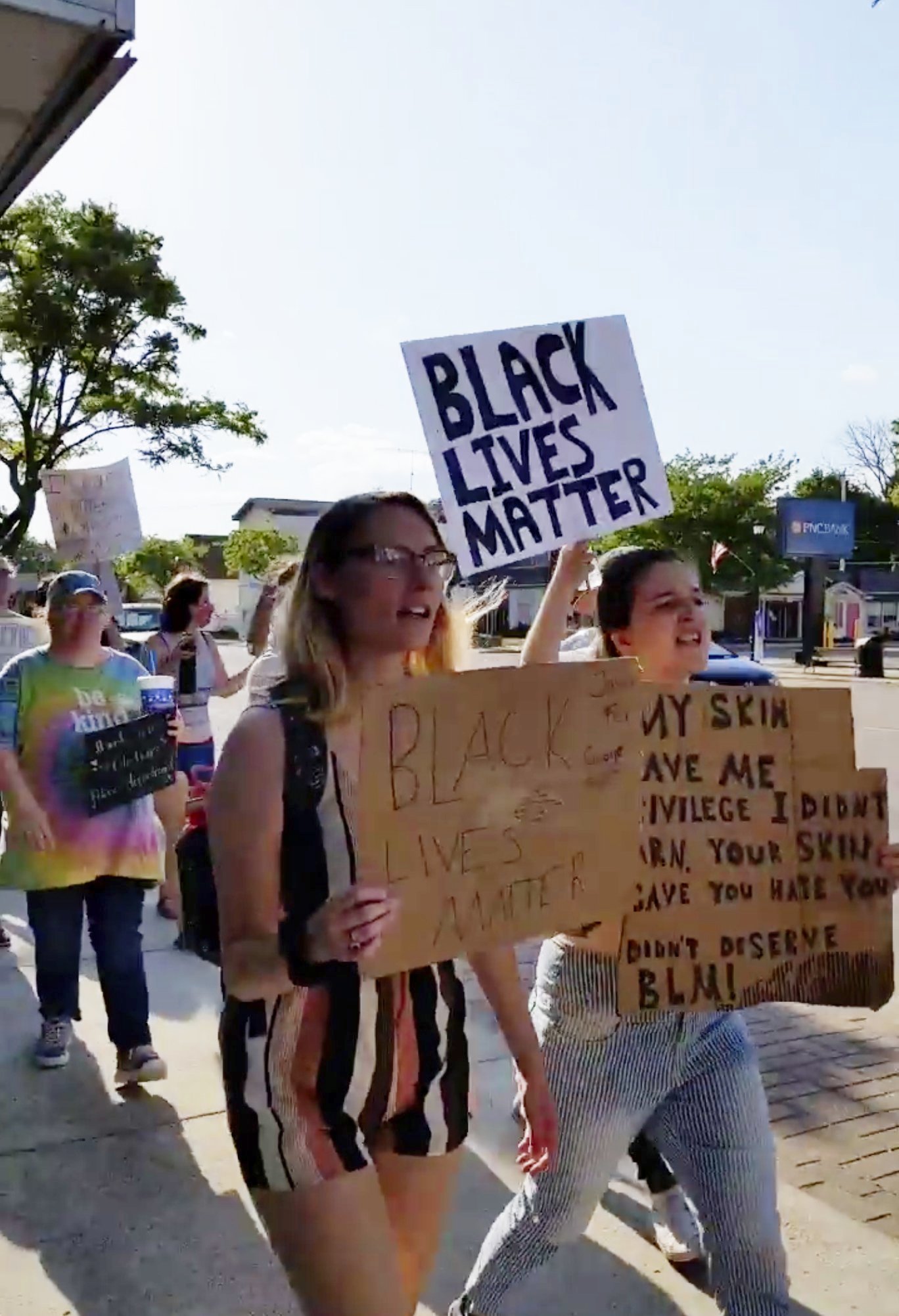 Gladwin residents stage peaceful BLM protest