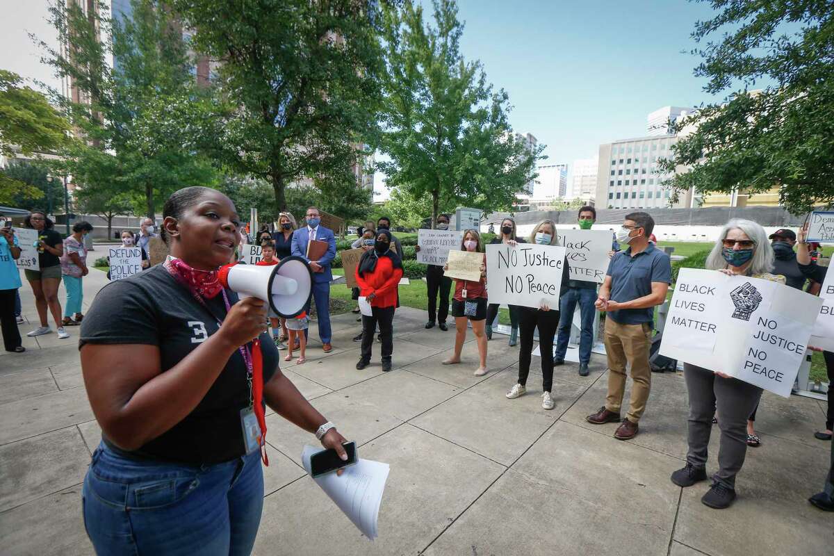 Houston defense attorneys join George Floyd protest
