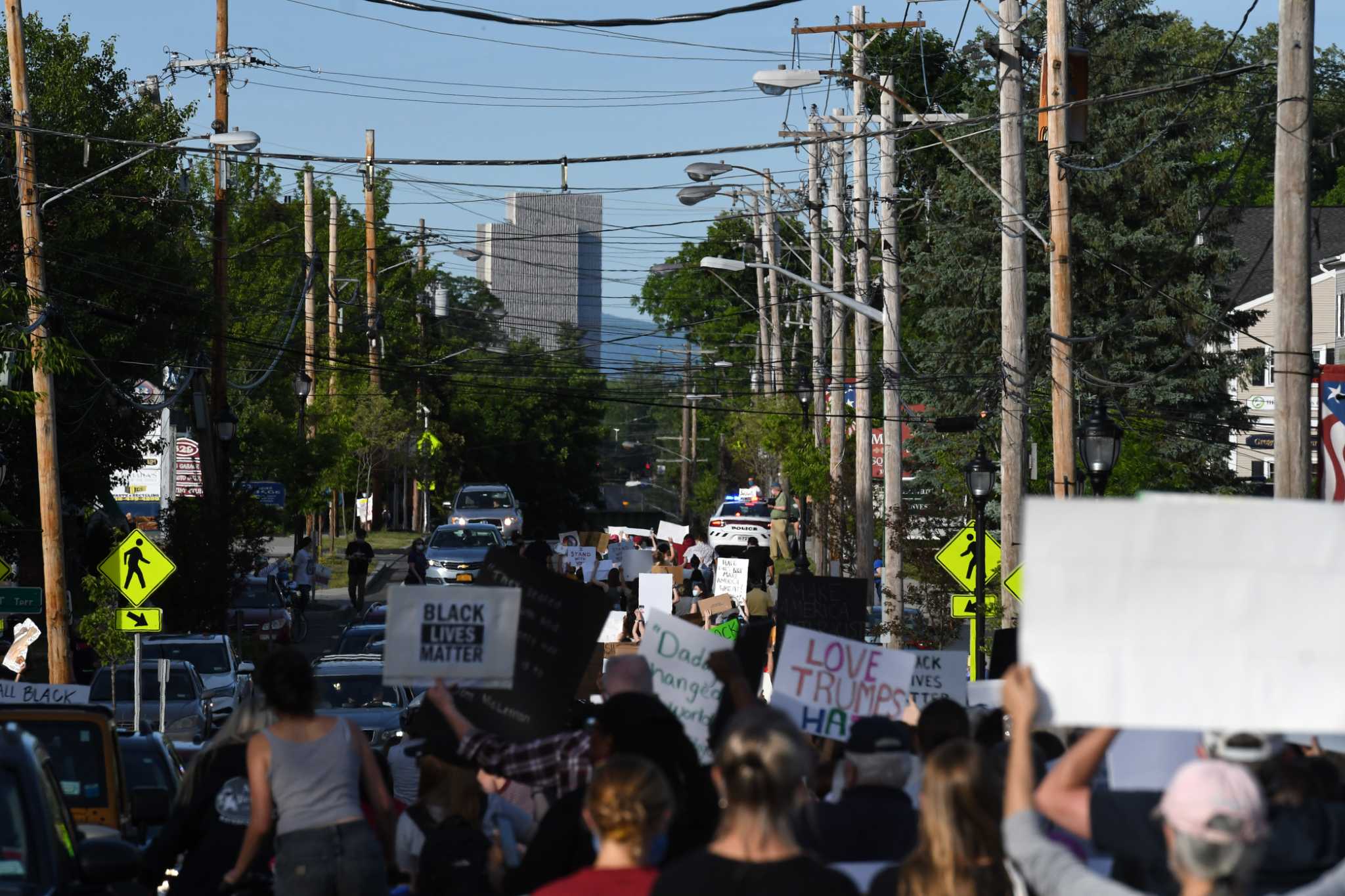 Rally held at Delmar's Four Corners