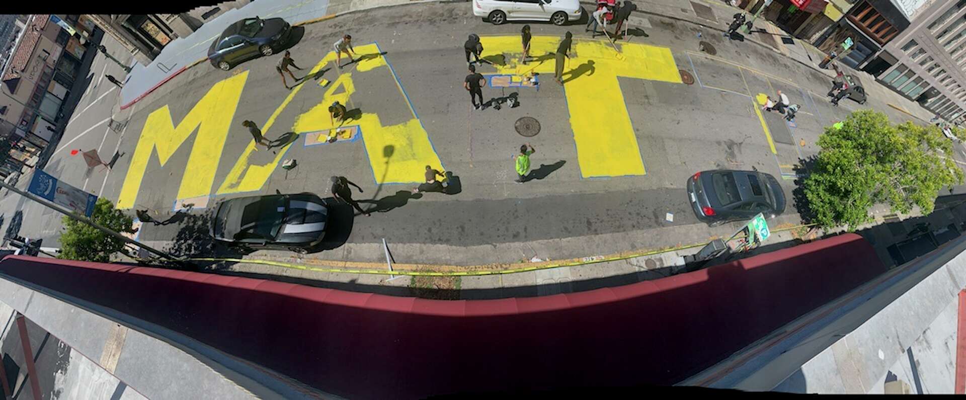 The 'Black Lives Matter' mural spanning three blocks in Oakland almost ...