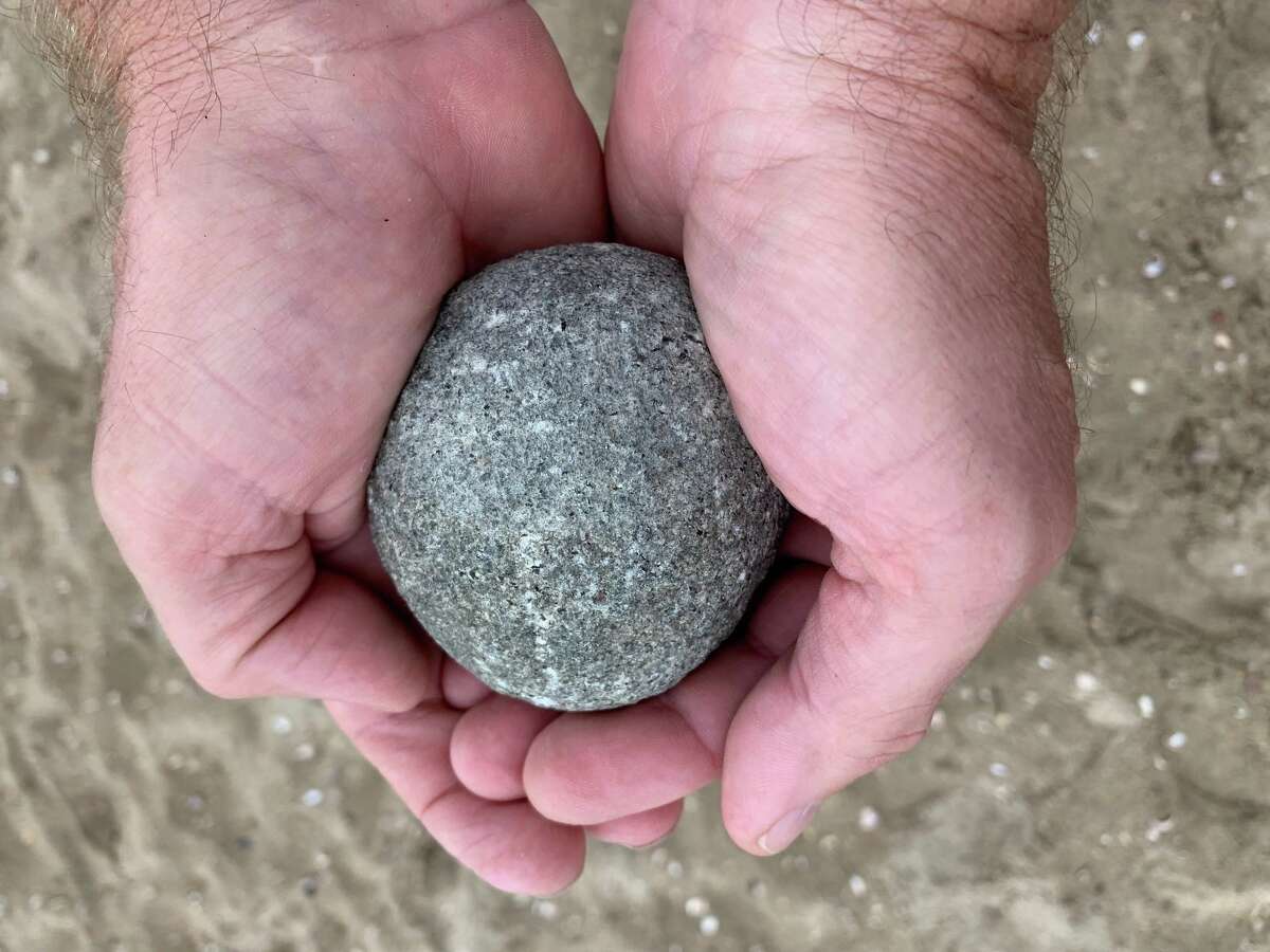 Madison man finds ancient ‘mysterious’ stone at Hammonasset