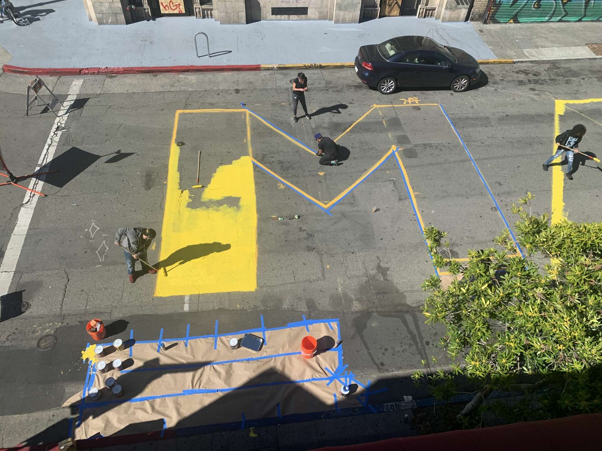 The 'Black Lives Matter' mural spanning three blocks in Oakland almost ...