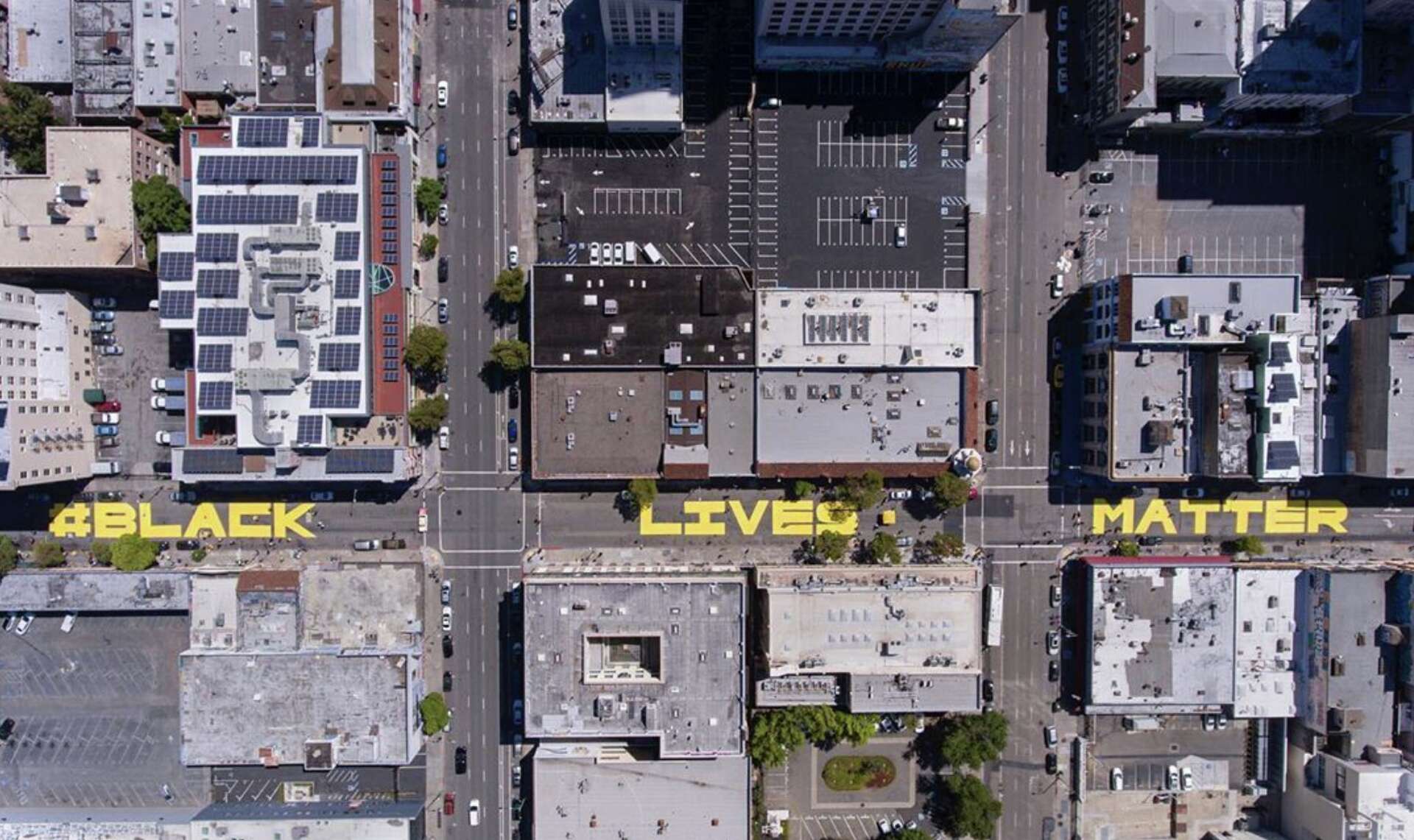 The 'Black Lives Matter' mural spanning three blocks in Oakland almost ...