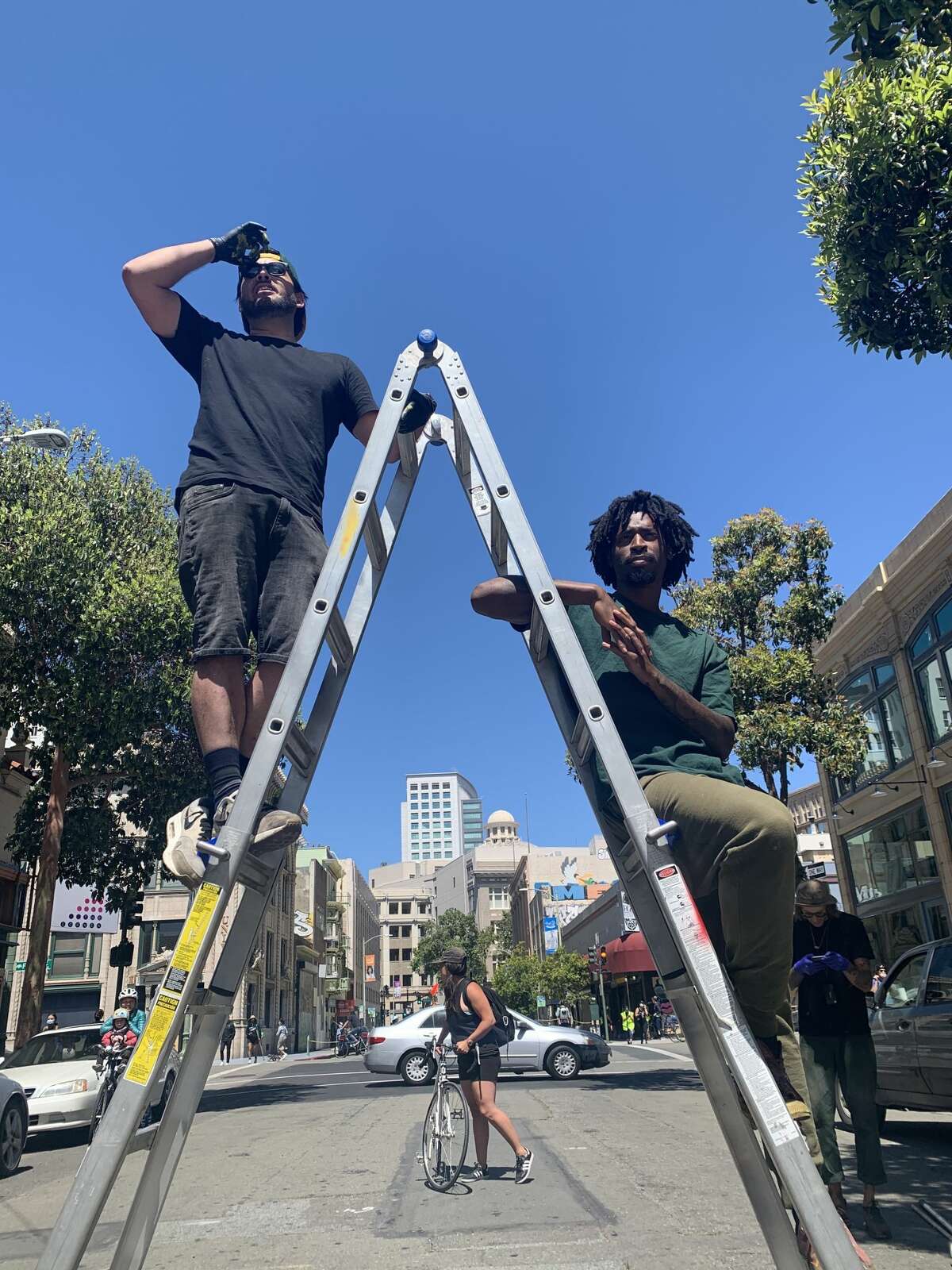 The 'Black Lives Matter' mural spanning three blocks in Oakland almost ...