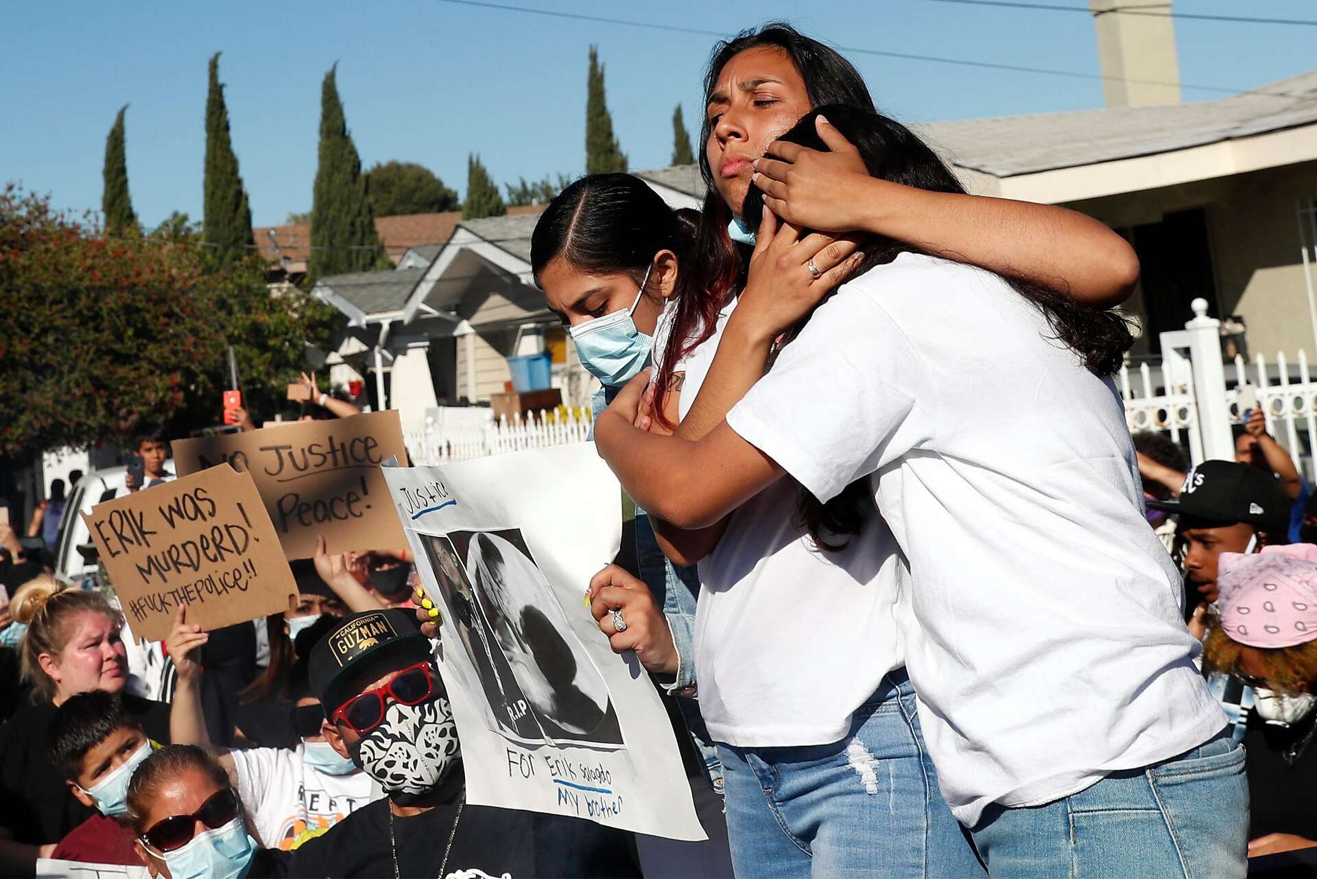 Protesters demand justice, answers in killing of Erik Salgado, Oakland ...