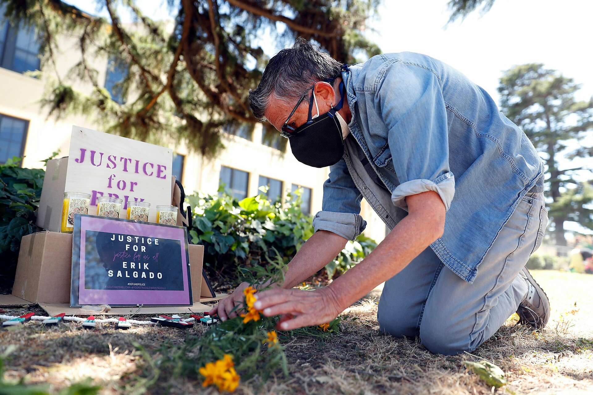 Protesters demand justice, answers in killing of Erik Salgado, Oakland ...