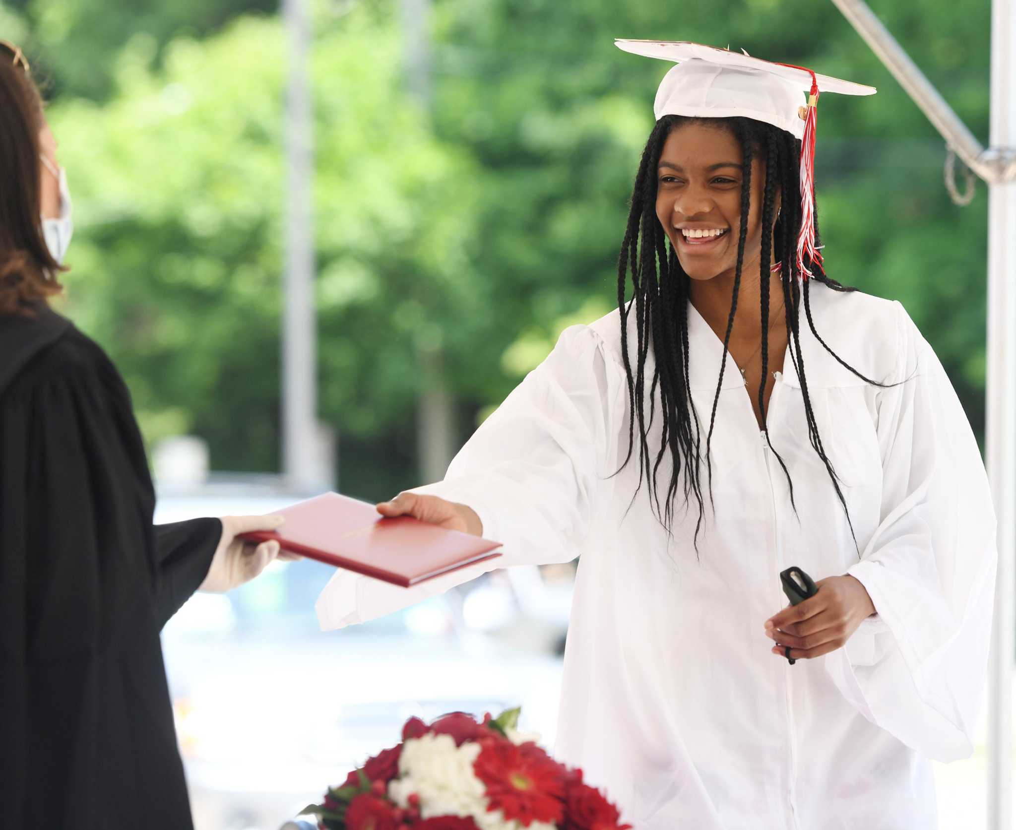 Drive-thru diplomas: Class of 2020 celebrates at Greenwich High