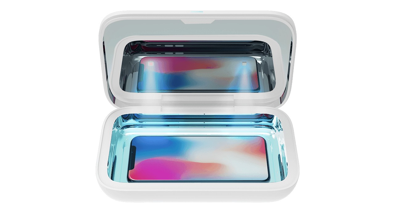 The UV Sanitizer Lite is just $80 and will sanitize your phone in 6 minutes