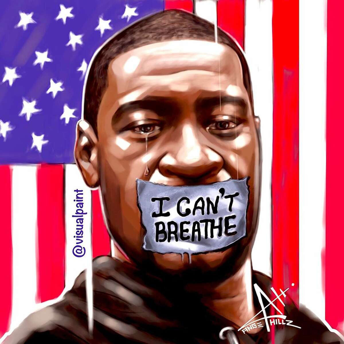 Meet Ange Hillz: The Houston speed artist who painted George Floyd ...