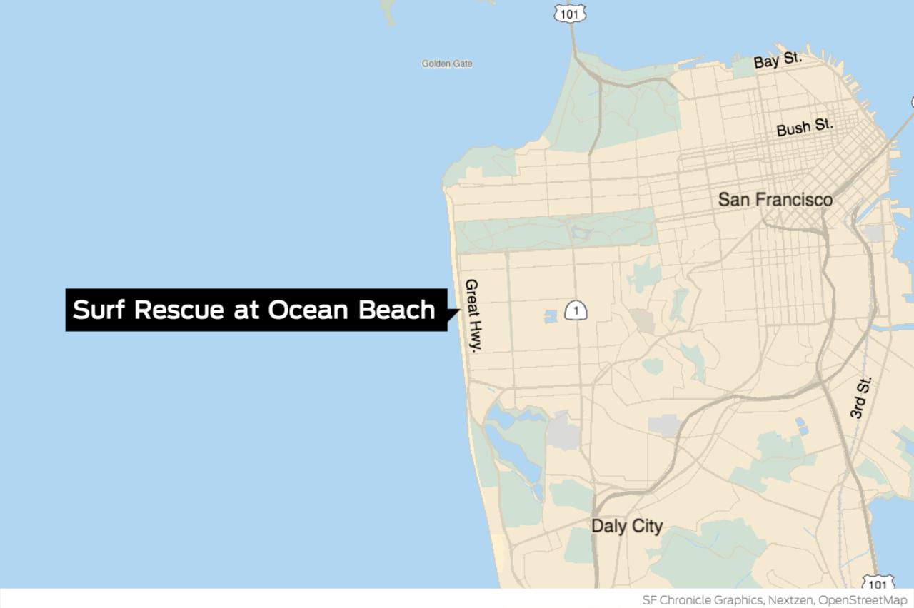 Five swimmers caught in riptide at Ocean Beach, all rescued with help ...
