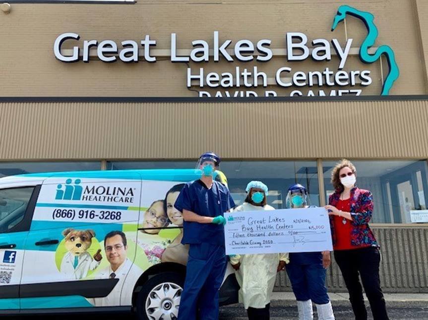 Molina Healthcare of Michigan donates $15,000 to Great Lakes Bay Health ...