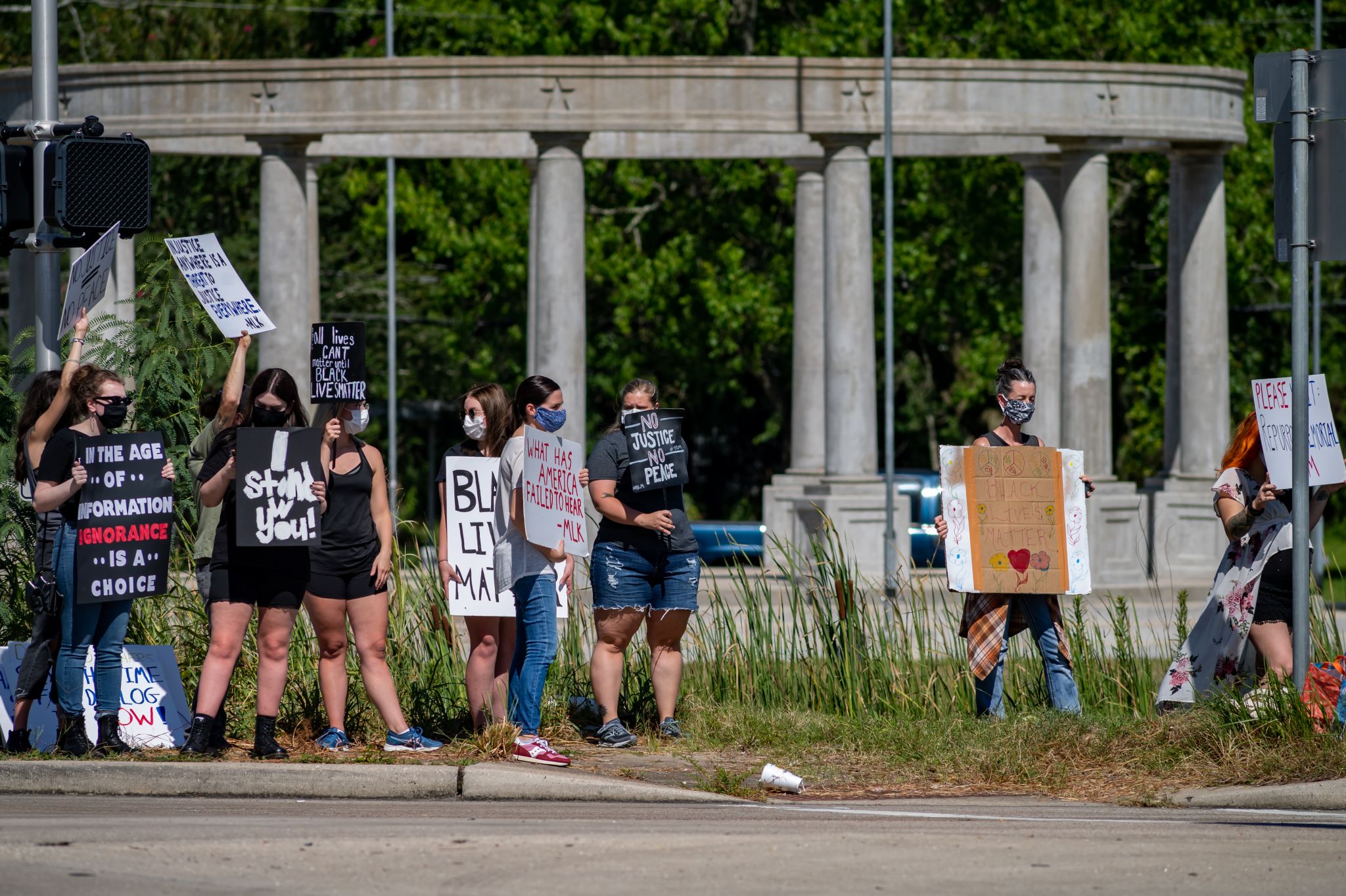 Protests of confederate monument in Orange renew in wake of George ...