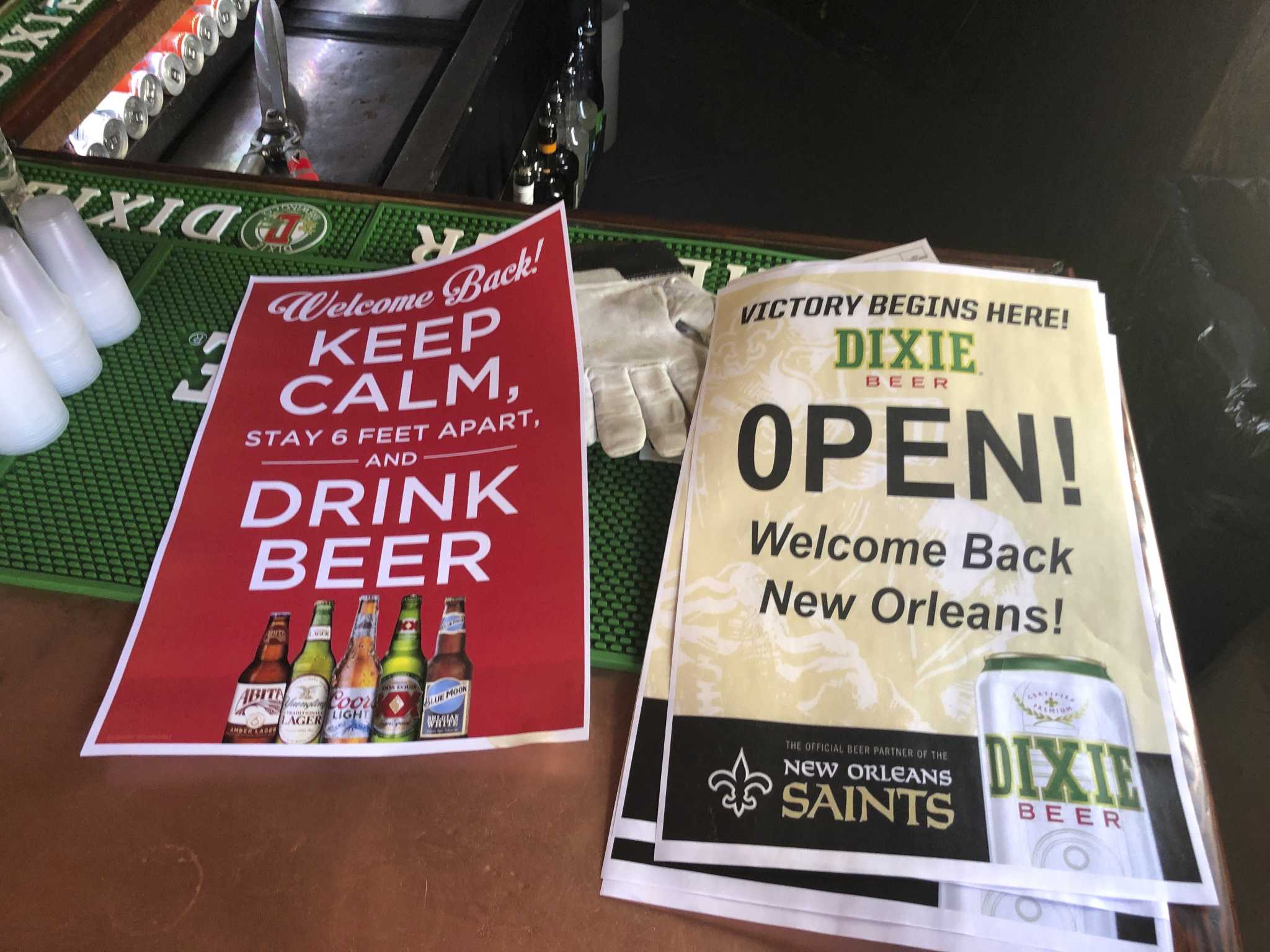 Bars reopening in New Orleans