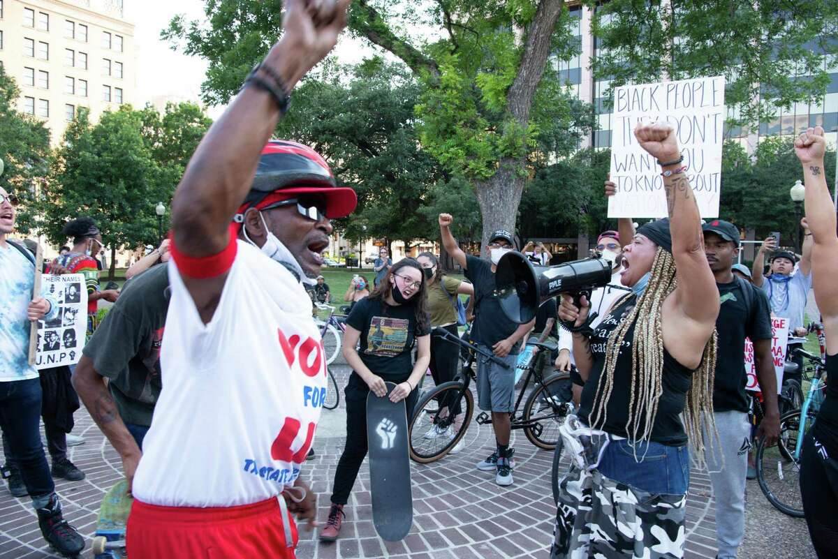 San Antonio protesters take to wheels to seek justice, support Black ...