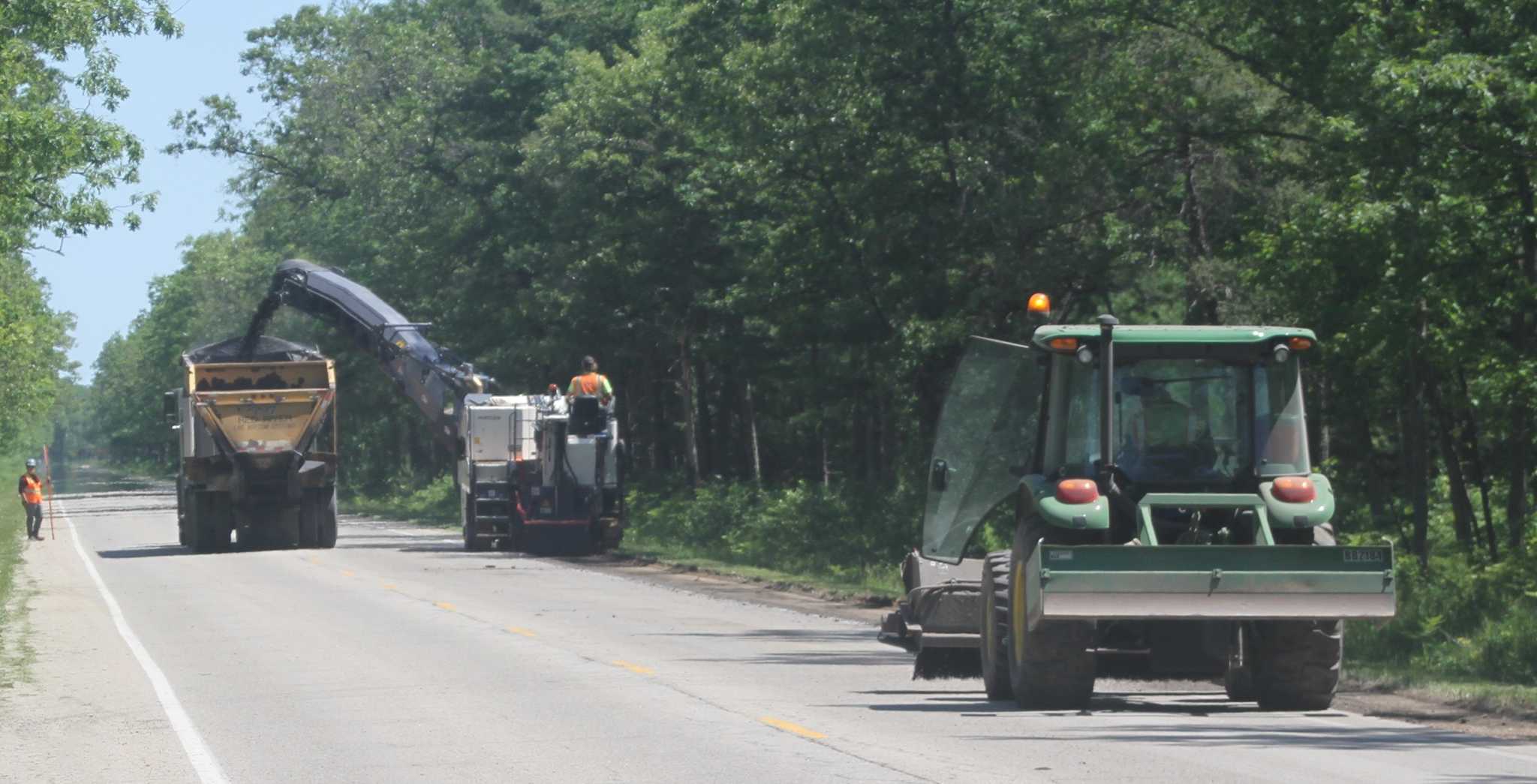 PHOTOS: Stronach Road construction projects begin