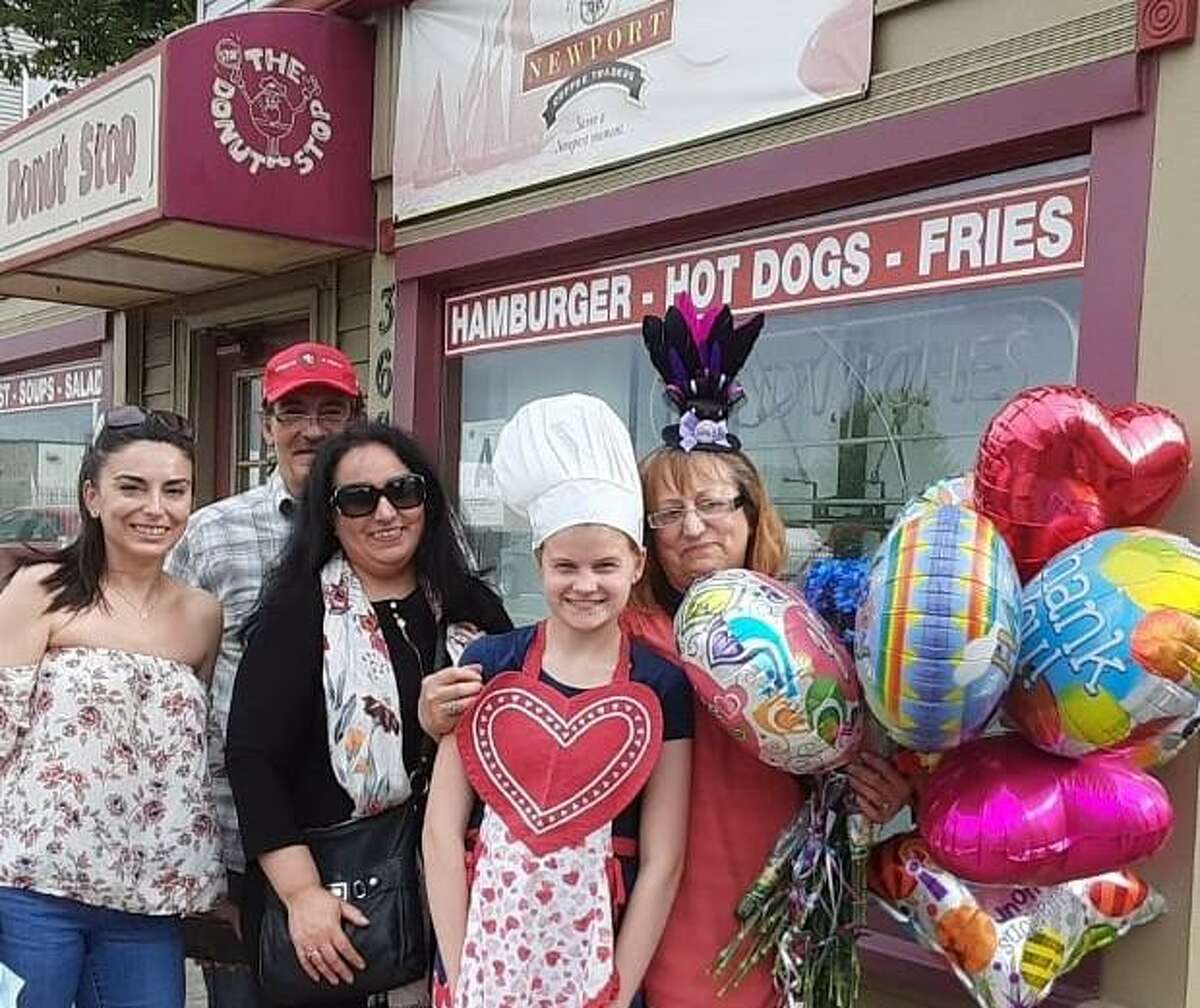 Customers bid farewell to Shelton’s landmark Donut Stop