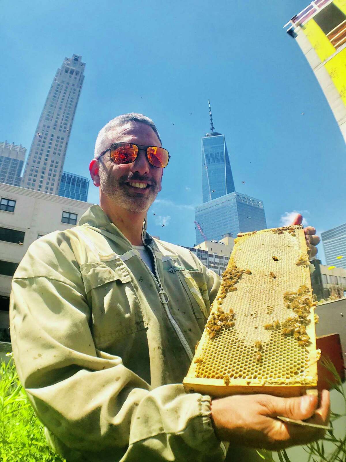 Norwalk’s urban beekeeper says honey is in his veins