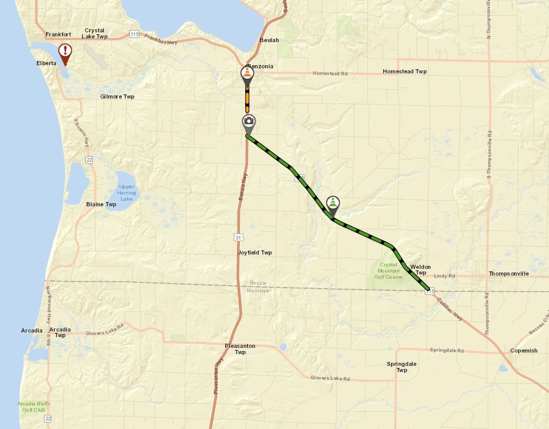 Road work to begin on M-22, M-115 on June 22