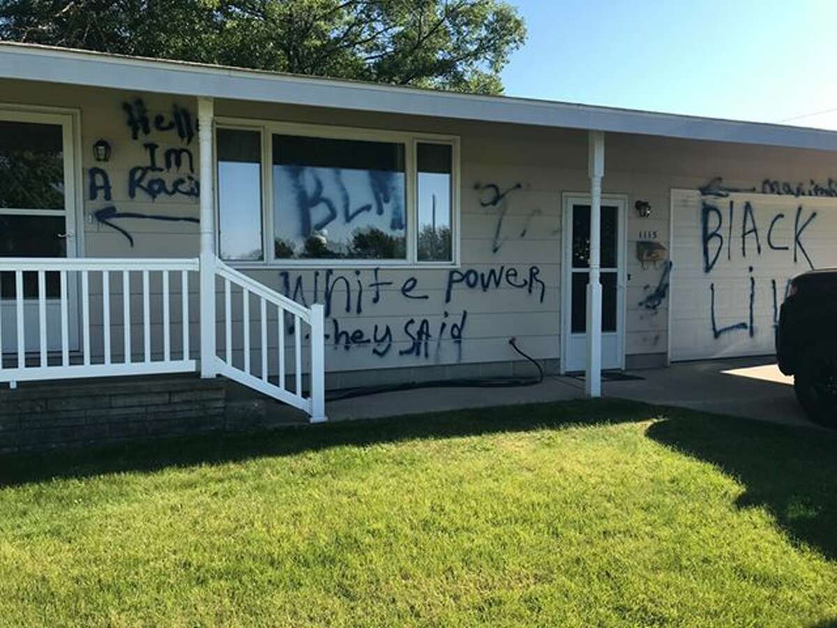 Northern Michigan home vandalized with racism accusations