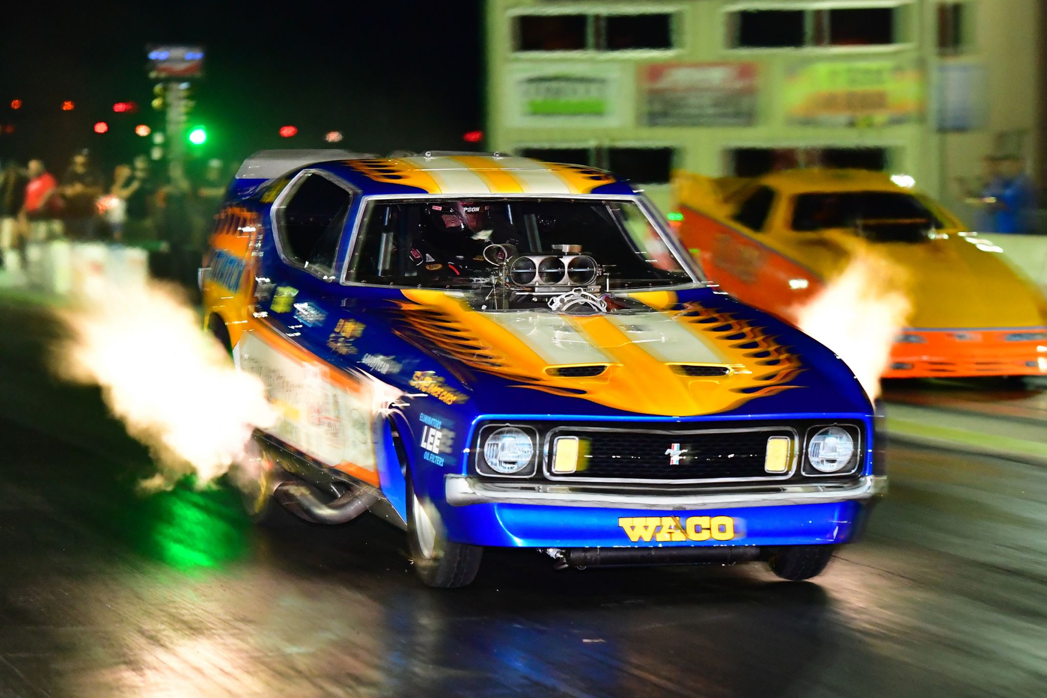 Nitro funny cars headline at Penwell Knights