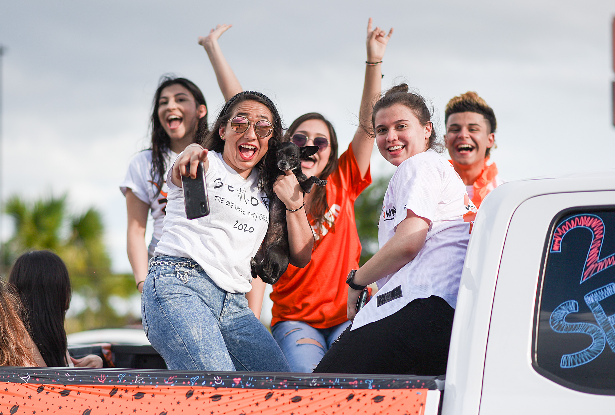 Photos: Parents host graduation parade to celebrate United seniors