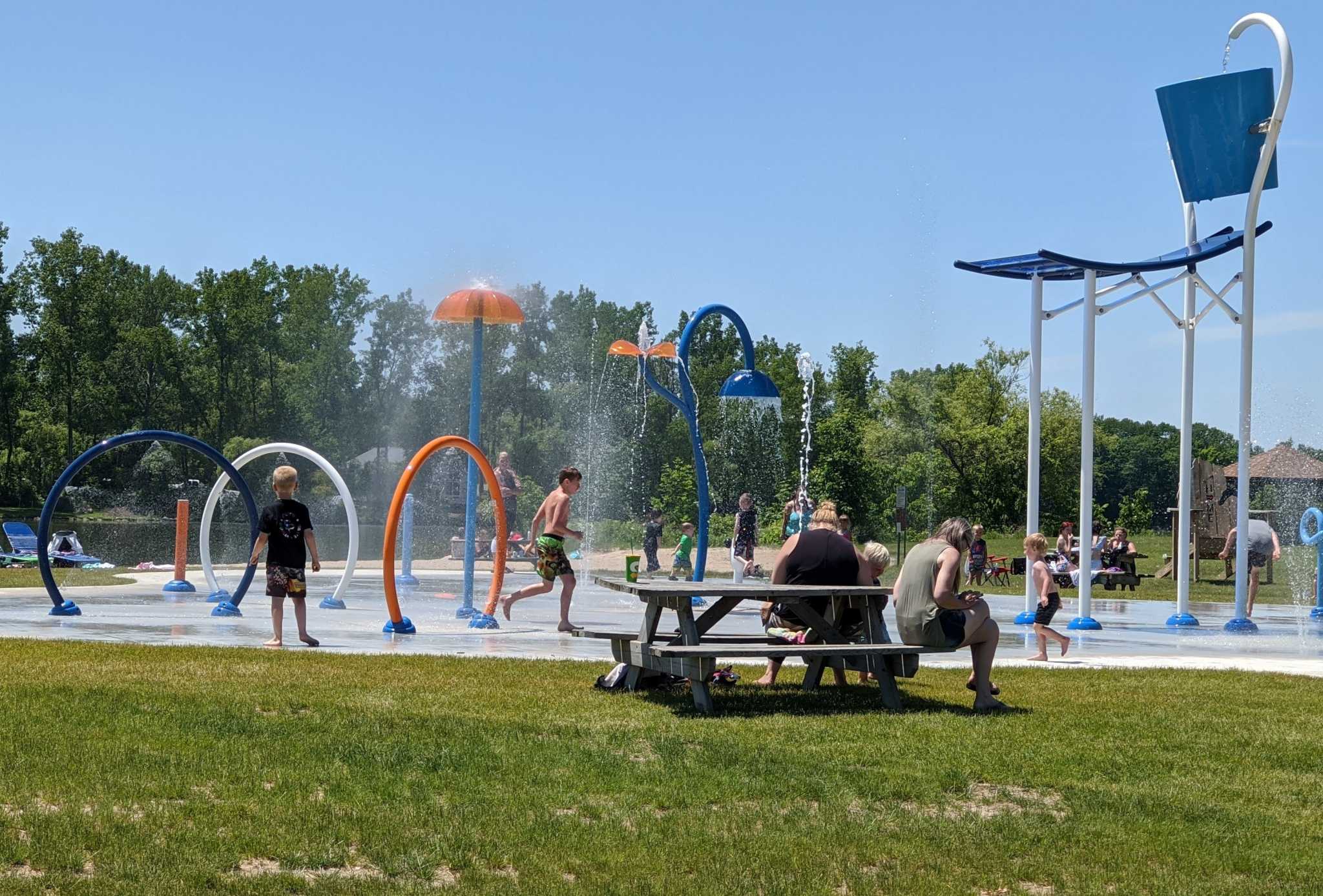 Cooling off at Beaverton's Splash Park