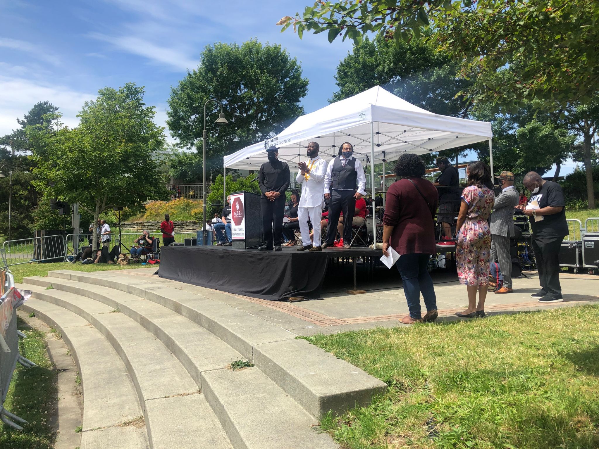 Seattle marks Juneteenth with marches, rallies as thousands continue to ...