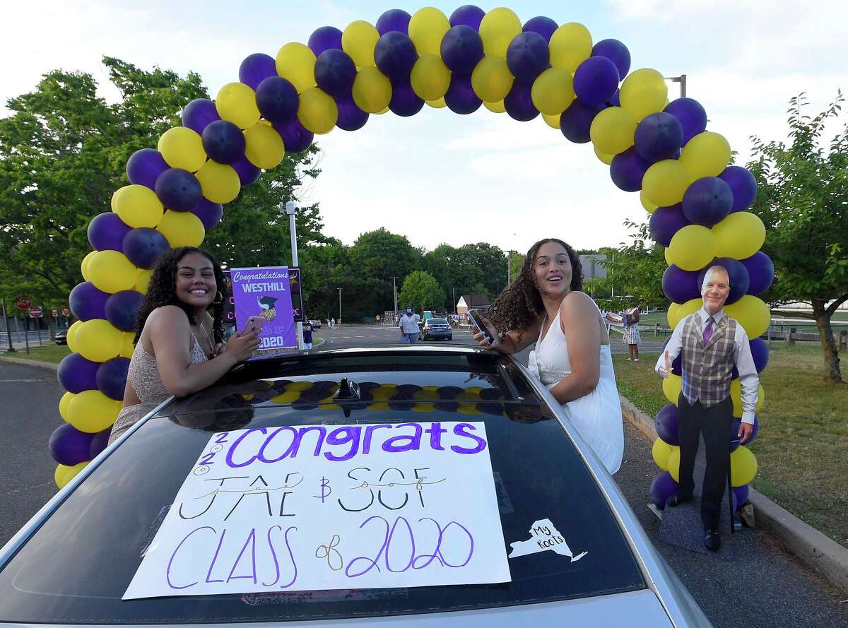 In Photos: Westhill Seniors car parade celebrates graduation