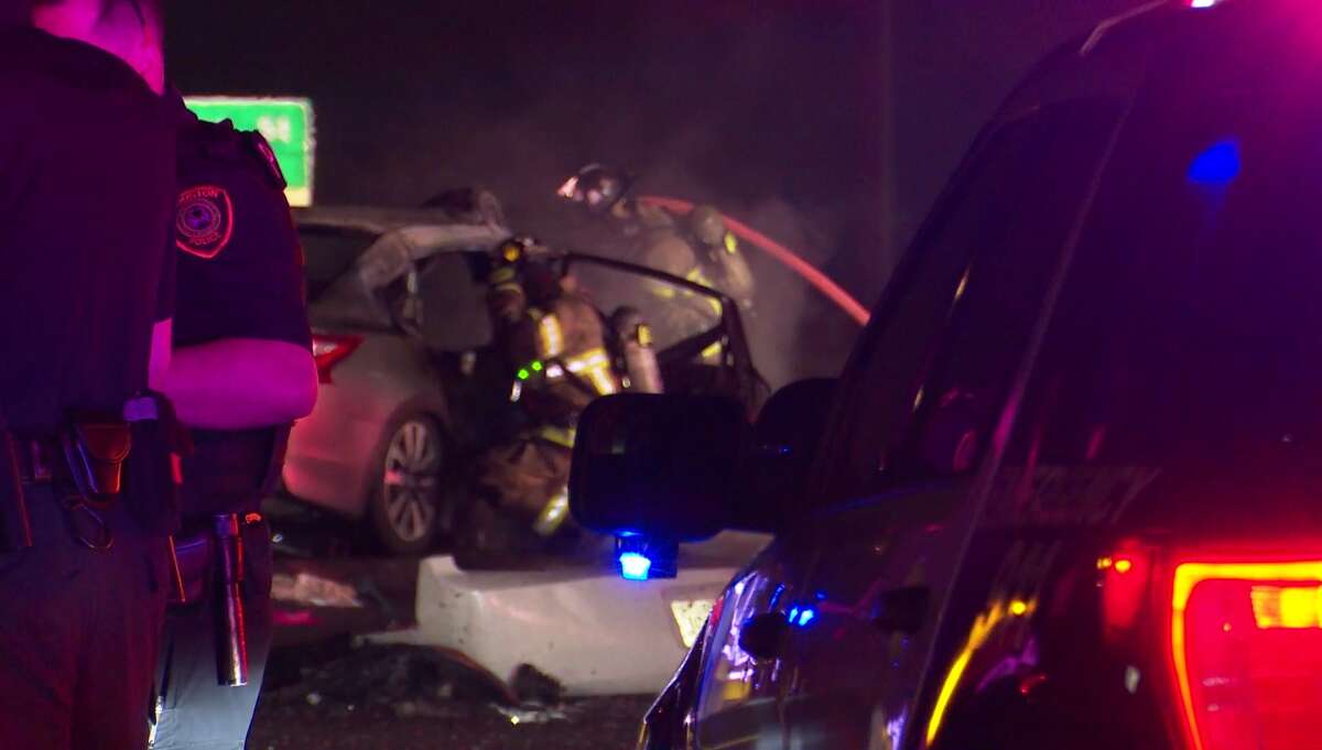 Young woman killed in fiery Freeway crash that involved multiple ...