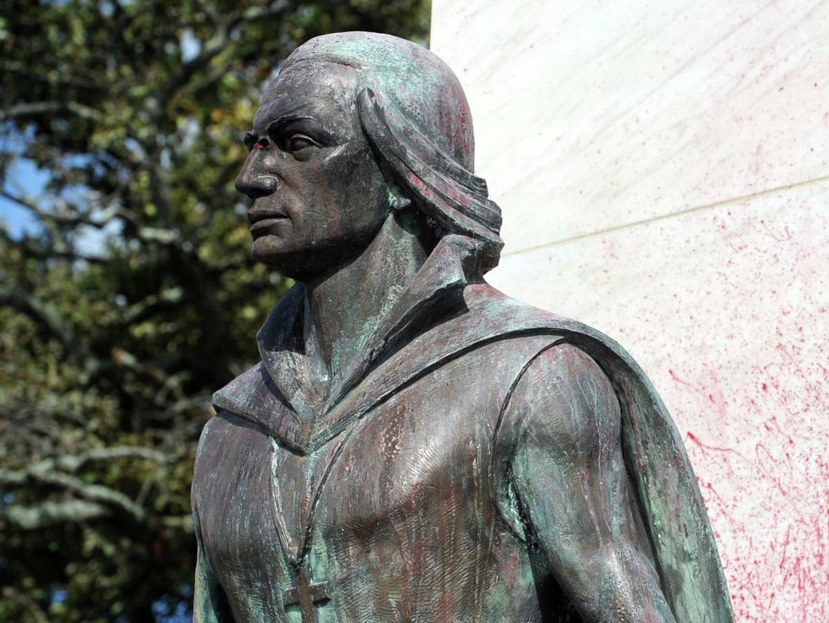 Where Columbus statues 'stand' throughout CT