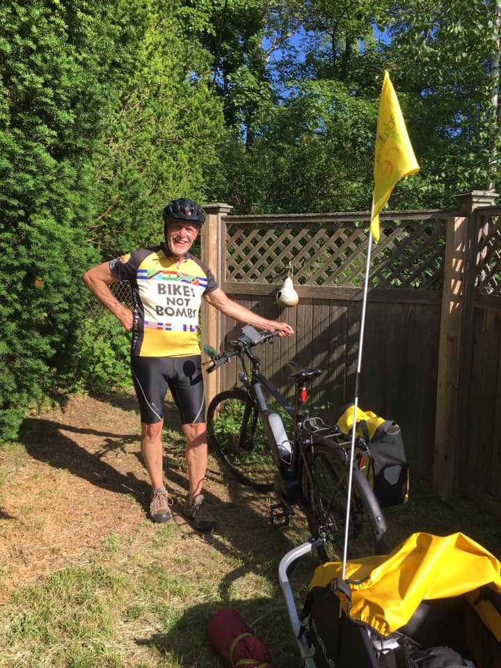 'It's inspiring': 74-year-old man biking across country to raise ...