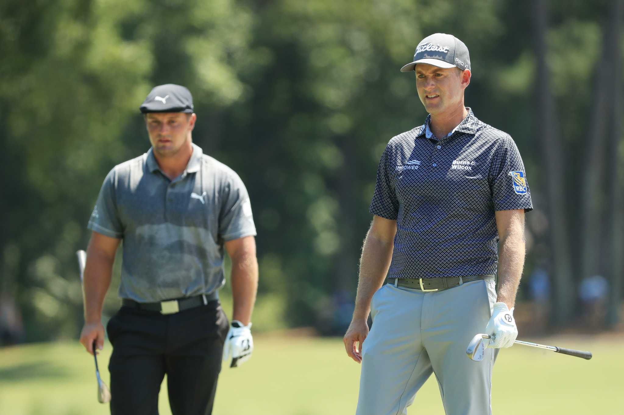 DeChambeau is gaining, his way