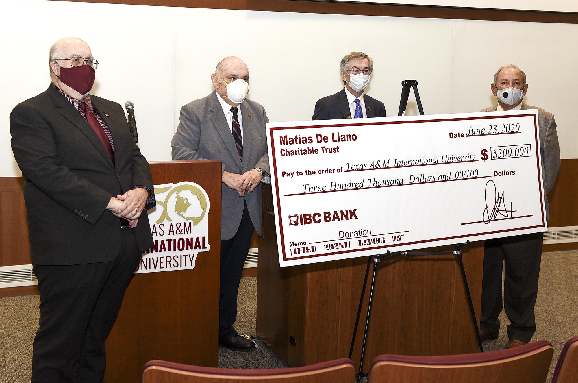 Matias De Llano Charitable trust donates $300K to TAMIU