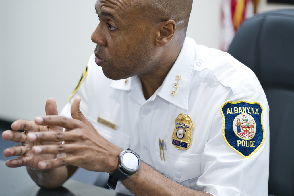 Albany chief tries to bridge the blue and Black Lives Matter